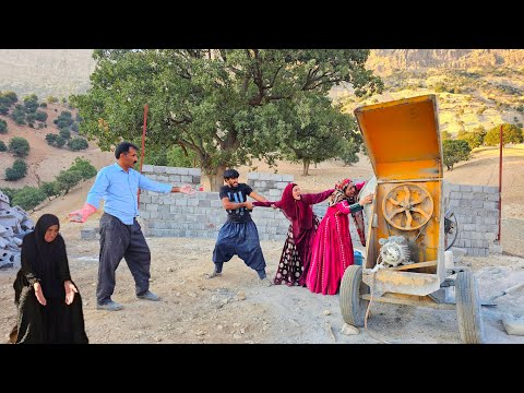 🛠️ Mr. Engineer Brings a Concrete Mixer and Tools to Continue Building Abbas's Needy Family's Home 🏡