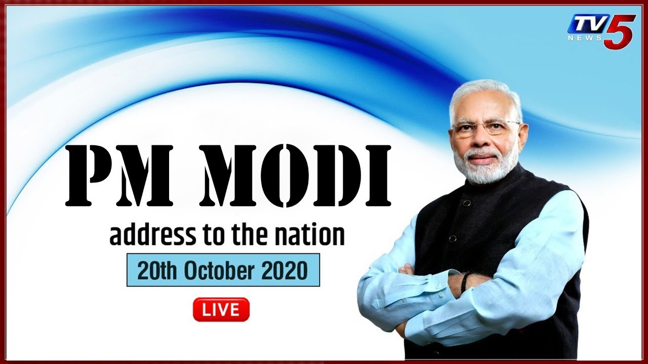 PM Modi Address to Nation Today | 20 October 2020 | Narendra Modi ...