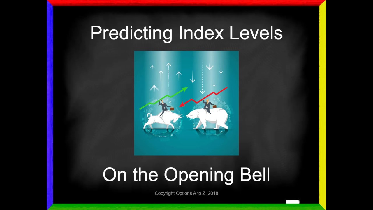 Predicting Index Levels on the Opening Bell - YouTube
