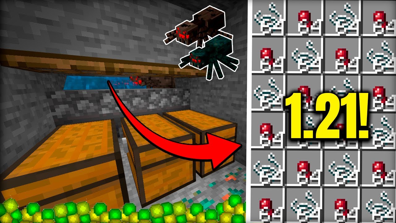 La Mejor GRANJA de EXPERIENCIA [Spawner de Arañas] para Minecraft ...