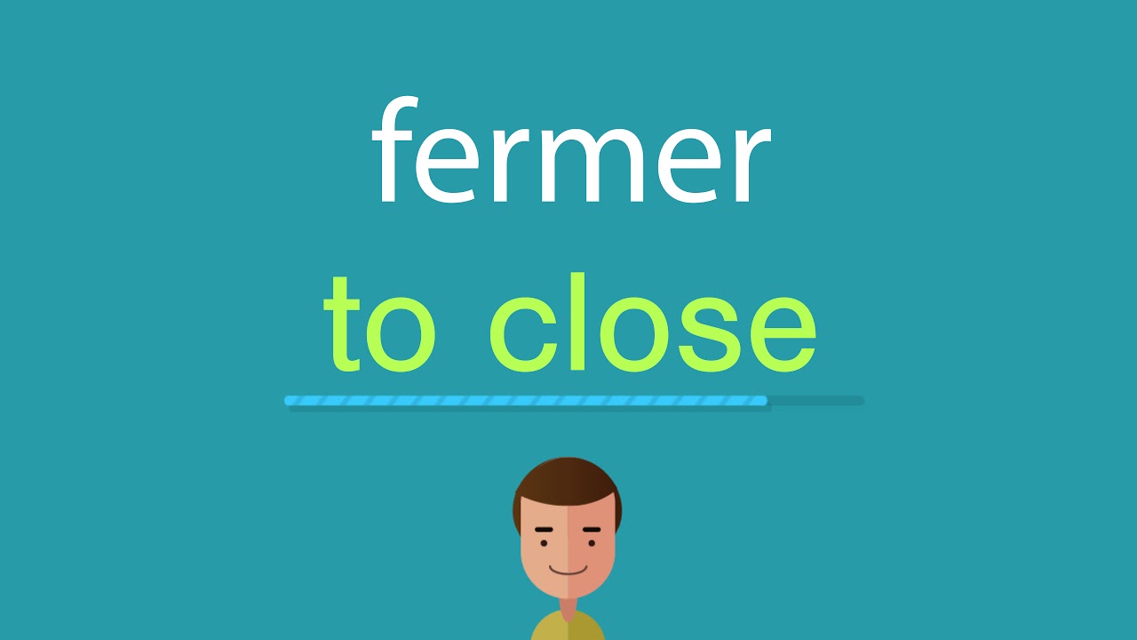 Comment dire fermer en anglais - YouTube