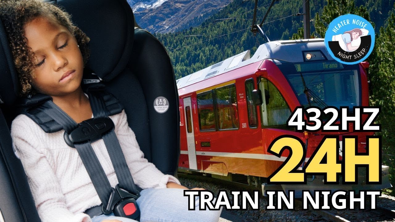 Sleep TRAIN IN NIGHT Sound To Beat Stress - Black Screen | Sound For ...