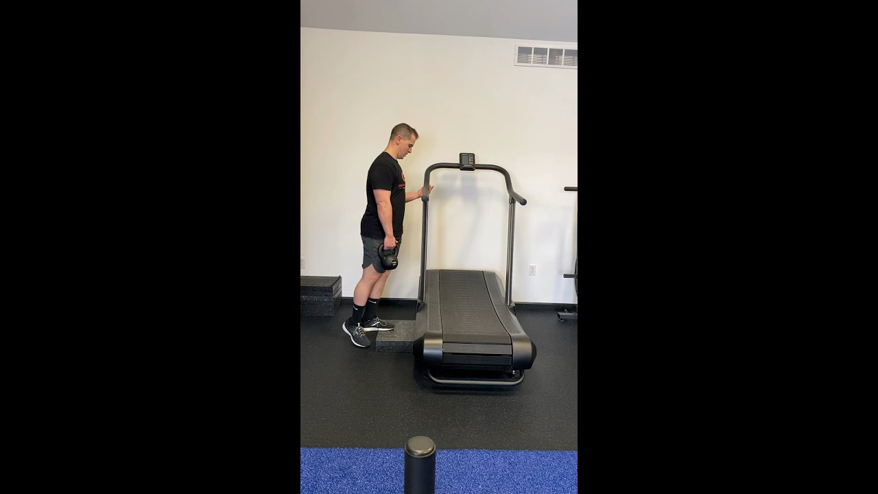 Single Leg Calf Raise - Contralateral Load - YouTube