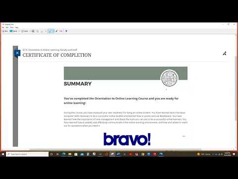 How to access the ECTC Online Learning Orientation Module - YouTube