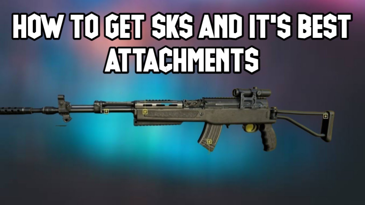 HOW TO GET SKS AND IT'S RECOMMEND ATTACHMENTS CALL OF DUTY MOBILE CODM ...