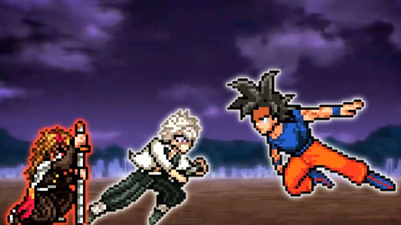 Sanemi(new) & Rengoku V4 OP VS Son Goku TP OP(All Form) in Jump Force ...