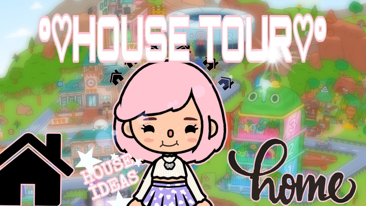 HOUSE TOUR 🏡🌋☆♡ | Ev Turu♡° | Toca Life Star | Toca Life World Türkçe ...