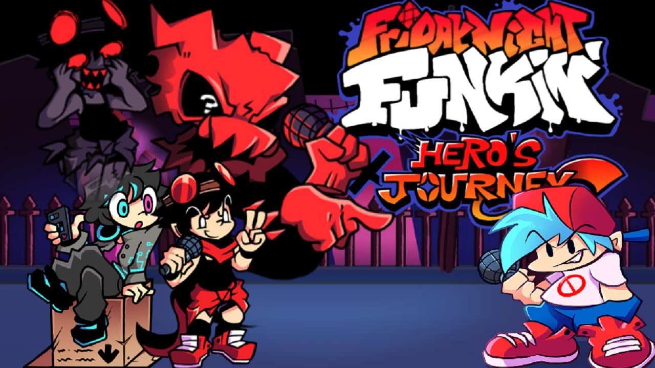 FNF MOD x Hero's Journey Full Game - Friday Night Funkin' - YouTube