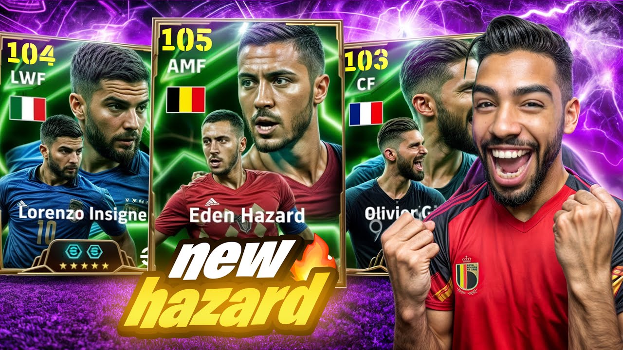 NEW HAZARD + GIROUD PACK OPENING & GAMEPLAY 🔥 EFOOTBALL 25 MOBILE - YouTube