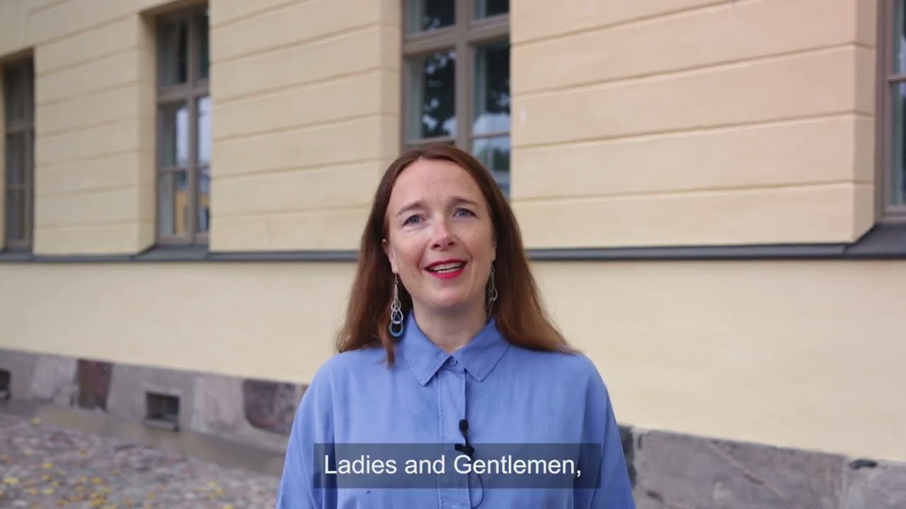 Welcome remarks by Katja Ahlfors, Ministry of Foreign Affairs, Finland ...