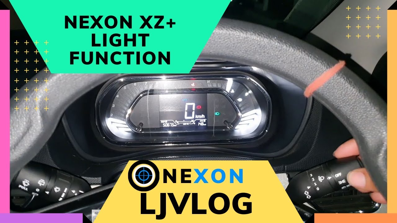 Nexon XZ+| Tata Nexon XZ+ 2020 | Nexon 2021 | Lights Function - YouTube