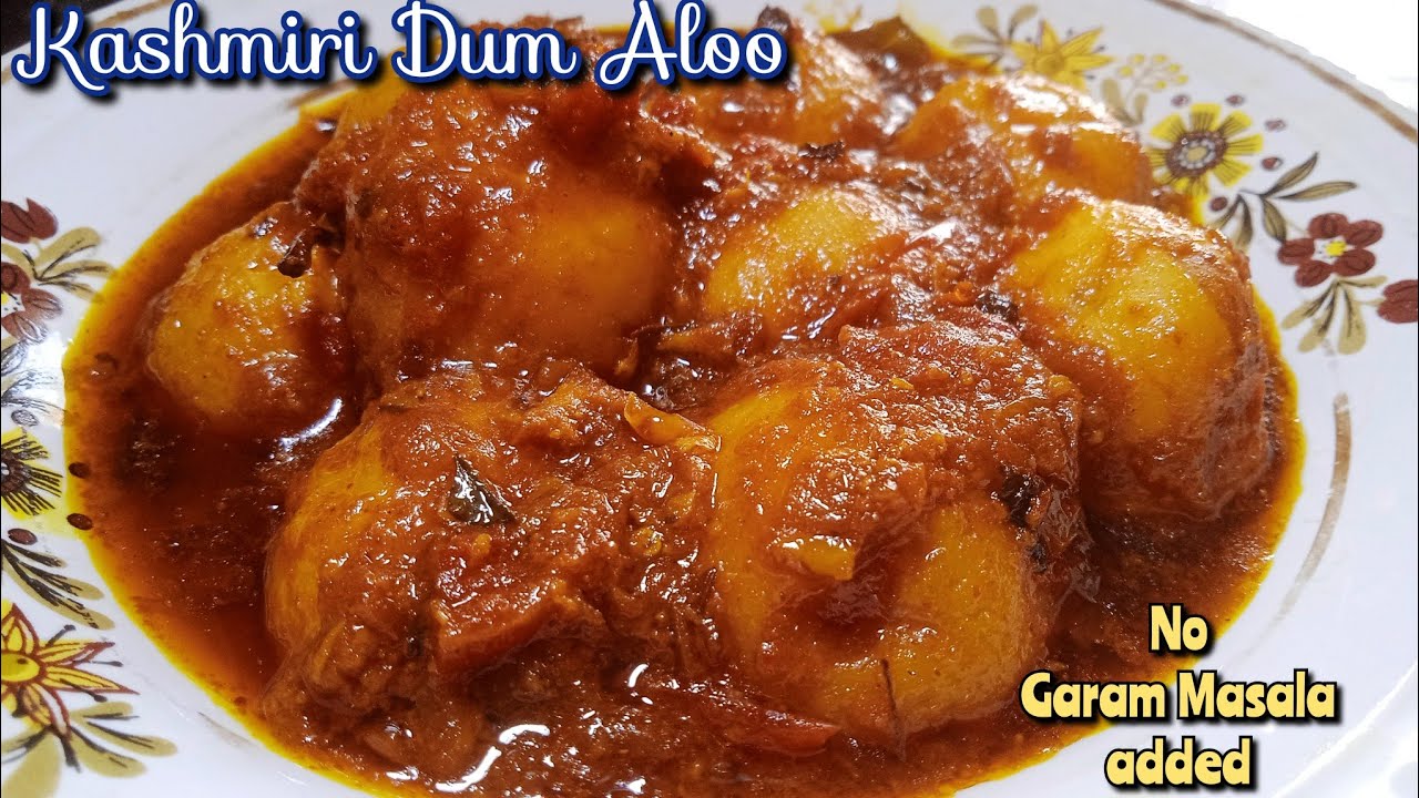 Kashmiri Dum Aloo Recipe In Hindi | Kashmir Alur Dum | Potato Curry ...