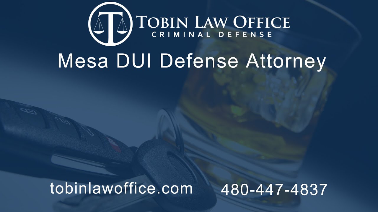 Mesa DUI Defense Attorney Tim Tobin - YouTube