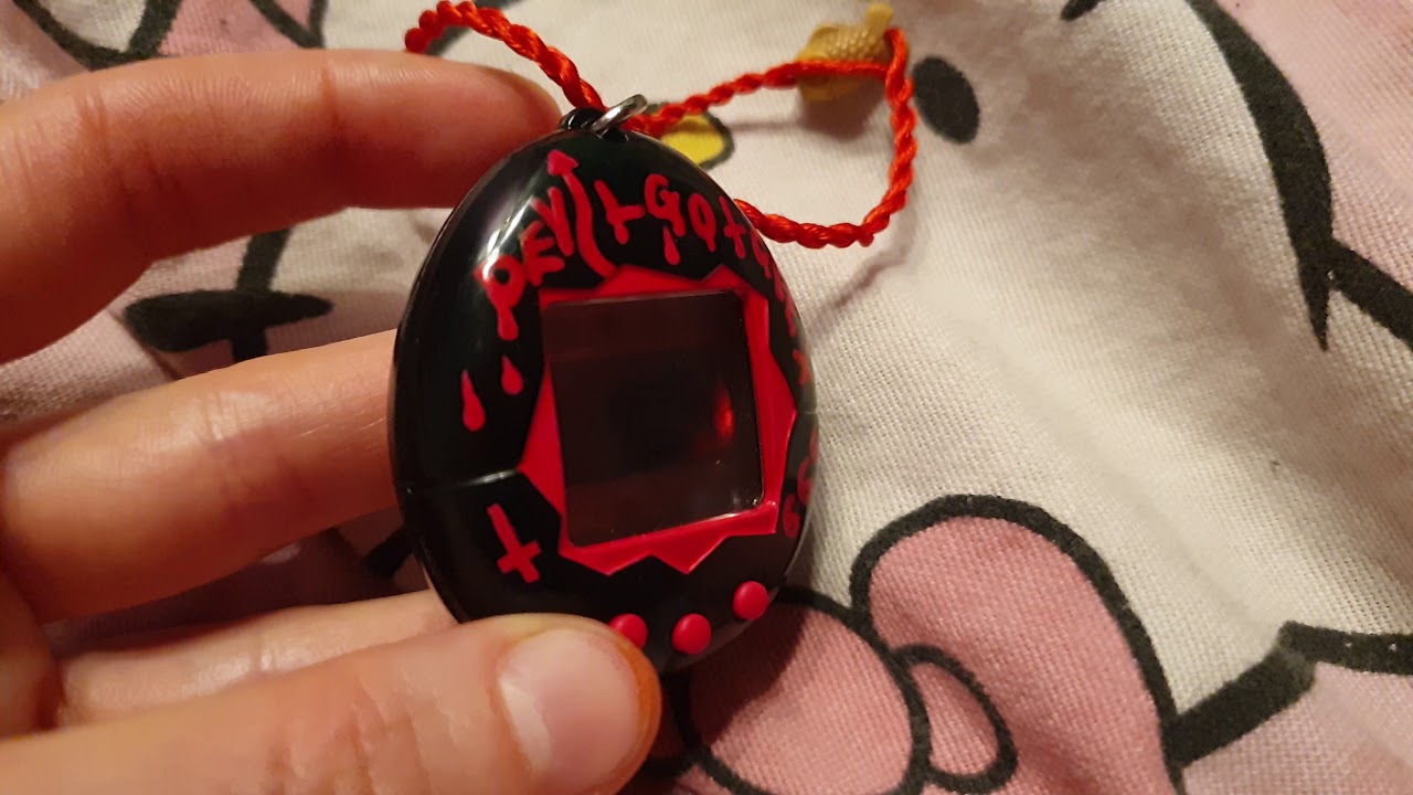Devilgotchi Tamagotchi devil Oyajidebiru custom - YouTube