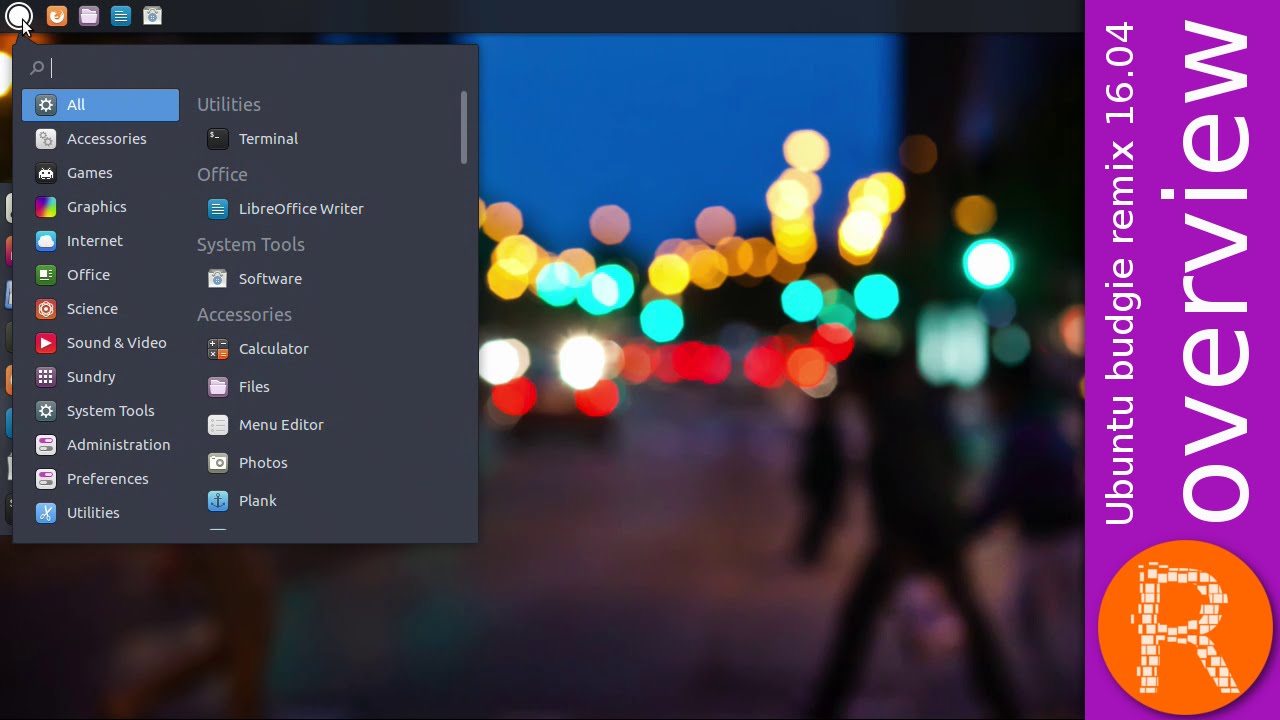 Ubuntu budgie remix 16.04 overview | ubuntu spin of the budgie-desktop ...