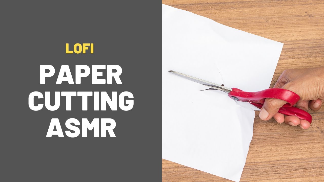 ASMR Cutting Sounds | Paper | Laminated Paper | & Book Tapping - YouTube