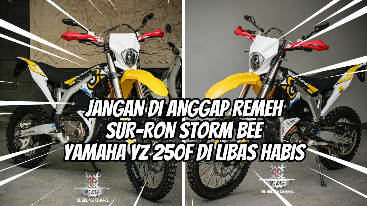 SUR-RON STORM BEE MOTOR CROSS LISTRIK PERTAMA DI INDONESIA - YouTube