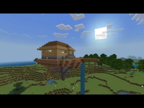 I made a FLOATING BASE in Minecraft - YouTube
