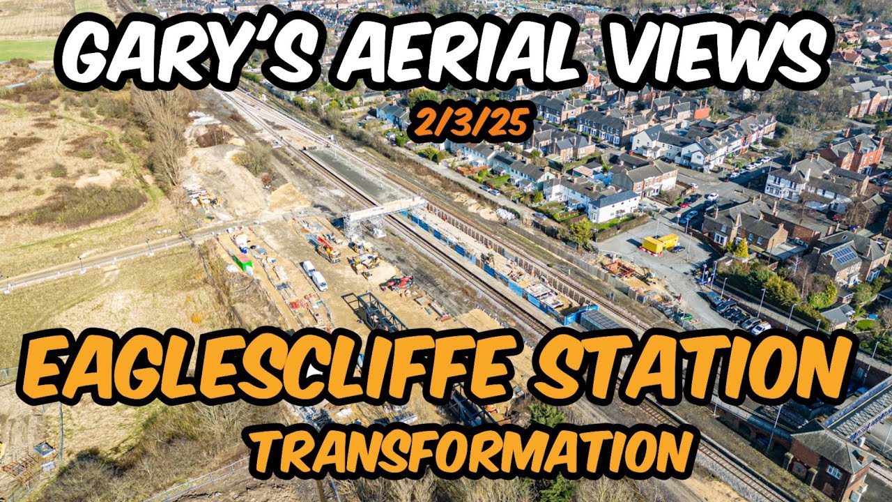 Eaglescliffe Railway Station (Transformation) 2/3/25 - YouTube