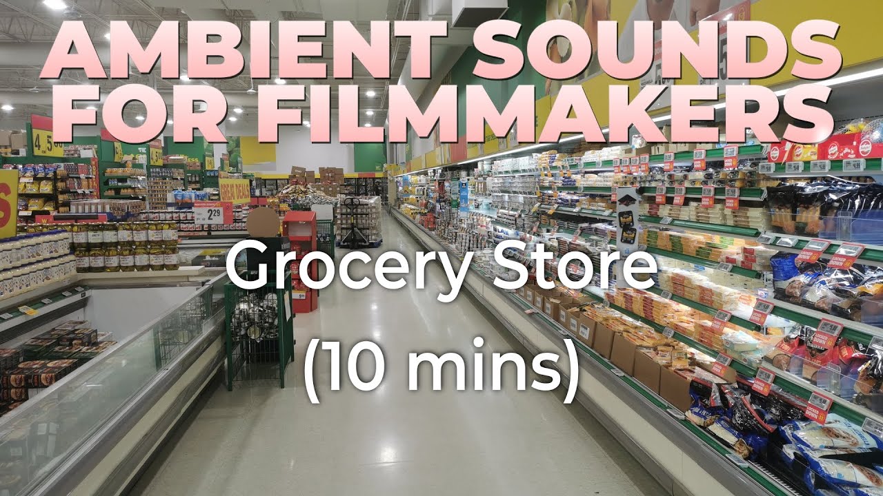 Free Ambient Sound: Grocery Store - YouTube