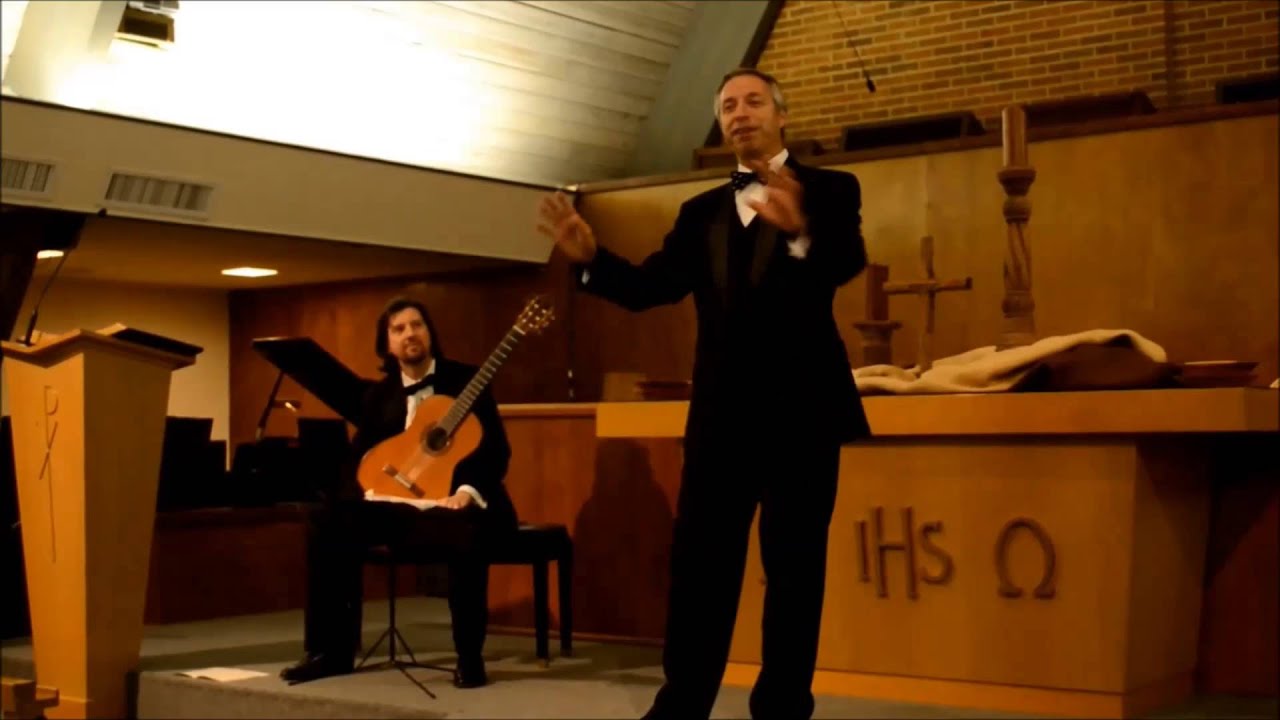 Music for Voice and Guitar - Michael Patilla and Joseph Hopkins - YouTube