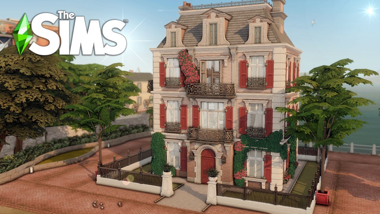 Beautiful Red Townhouse | Ragdoll Refurb | The Sims 4 Speed build - YouTube