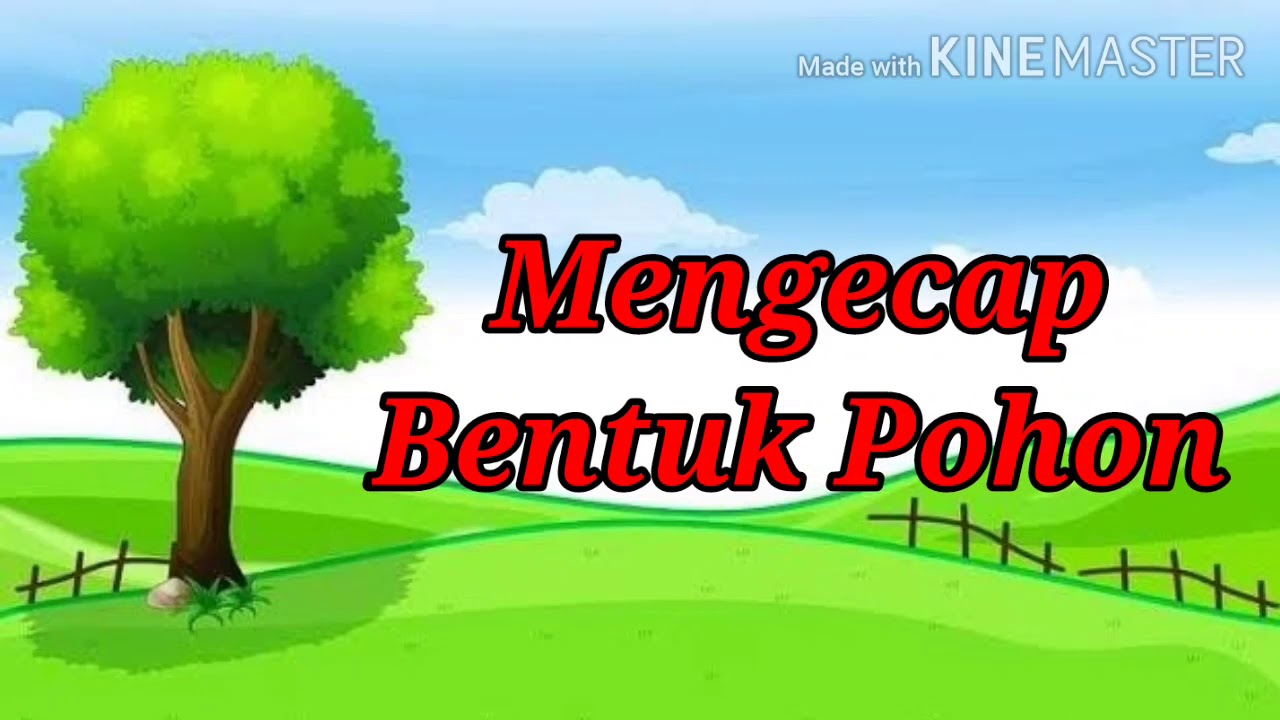 Mengecap Bentuk Pohon menggunakan Cat Warna | pembelajaran PAUD | TK ...