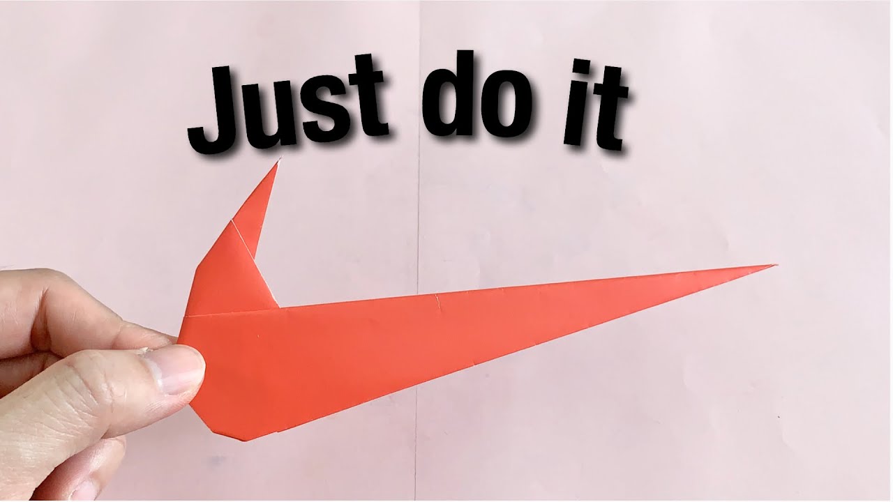 Origami Nike Logo - YouTube