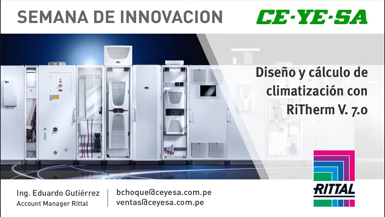Rittal: Diseño y cálculo de climatización con RiTherm v 7 0 - YouTube