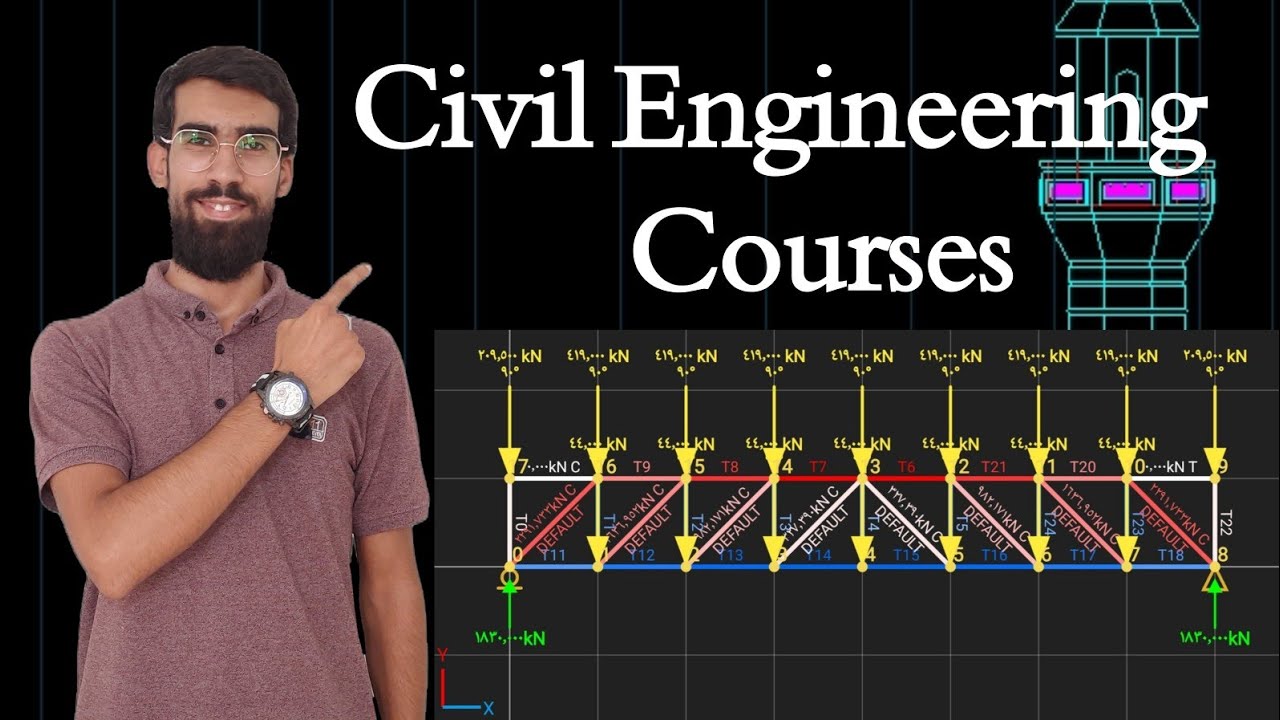 كيفية عمل تحليل إنشائي للجمالون (Truss) علي الموبايل الأندرويد بإستخدام تطبيق||| SW FEA 2D frame ...