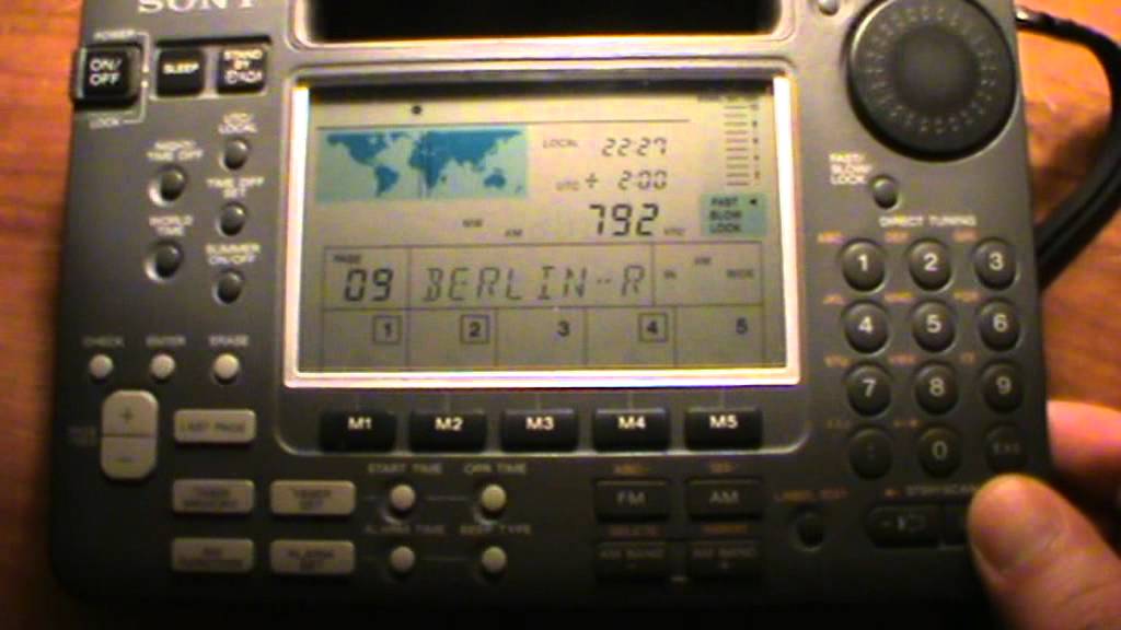 Sony ICF-SW55 LW und MW - YouTube