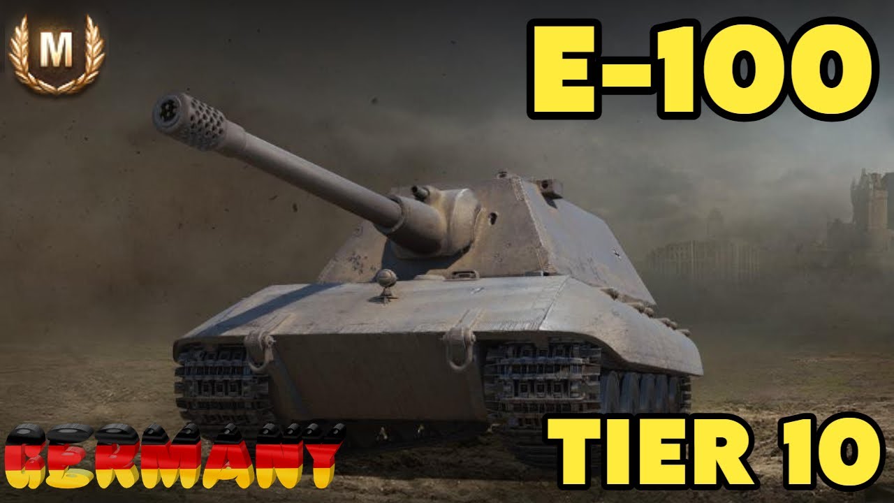 World of Tanks - E-100 - 2x Games Show What This Tank Can Do - YouTube