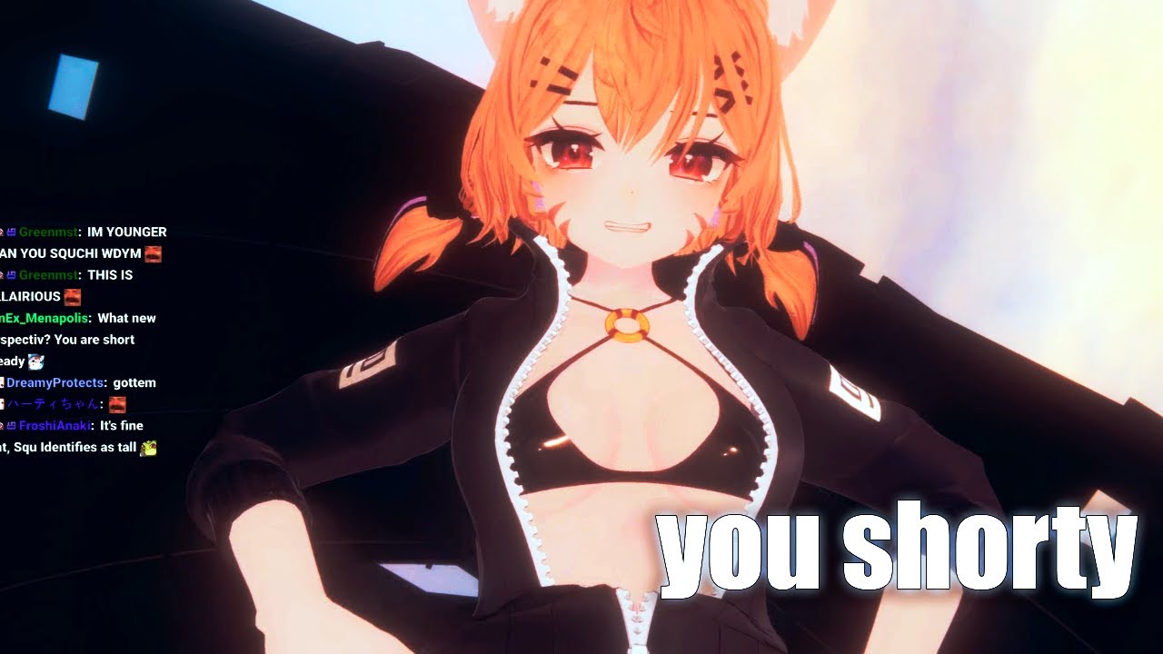 SquChan is very tall SquChan Vtuber clip - YouTube