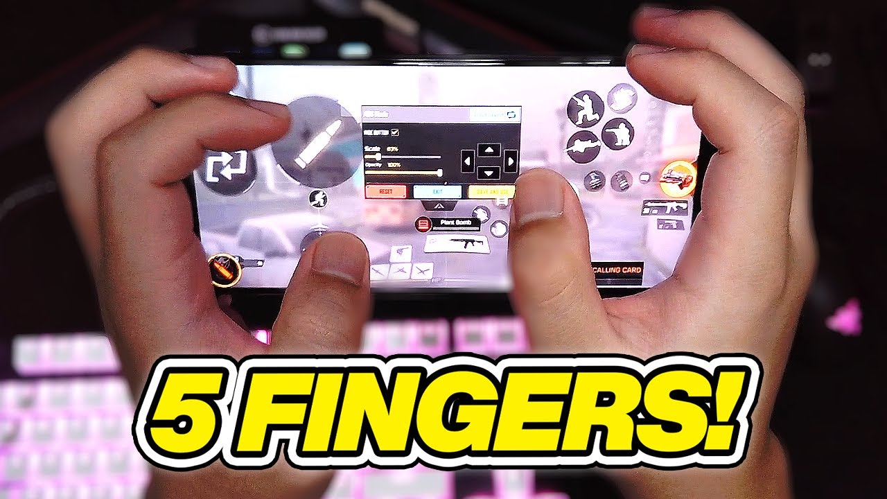COD Mobile 5 Finger Handcam Gameplay - YouTube