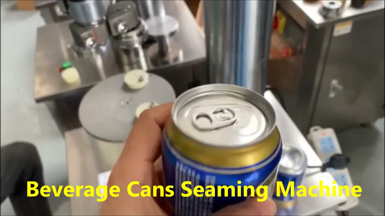 Beverage cans seaming machine,manual tin can sealing machine,semi ...