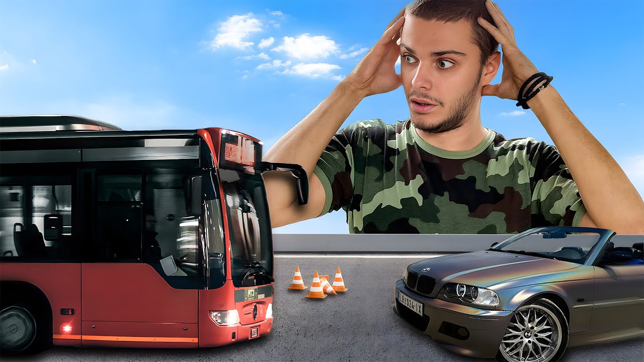 ZAJ*BANO JE VOZITI NA LEVOJ STRANI ?! *zamalo udes* - YouTube