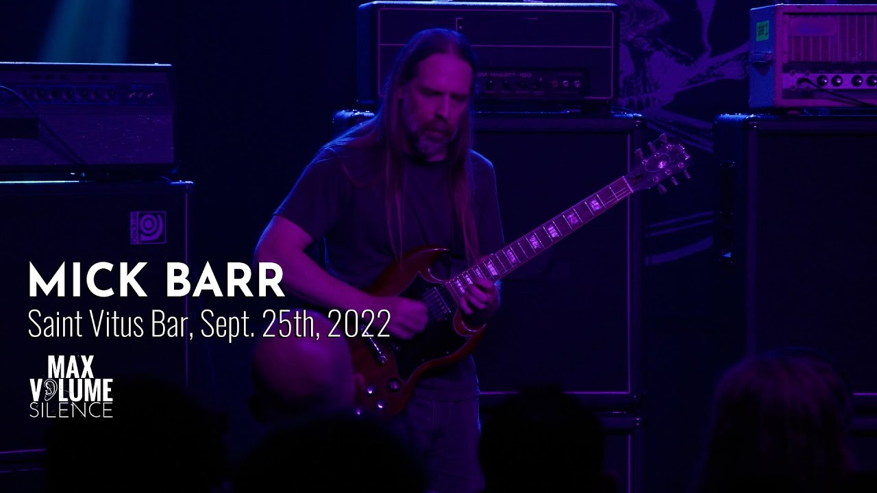 MICK BARR live at Saint Vitus Bar, Sept. 25th, 2022 (FULL SET) - YouTube