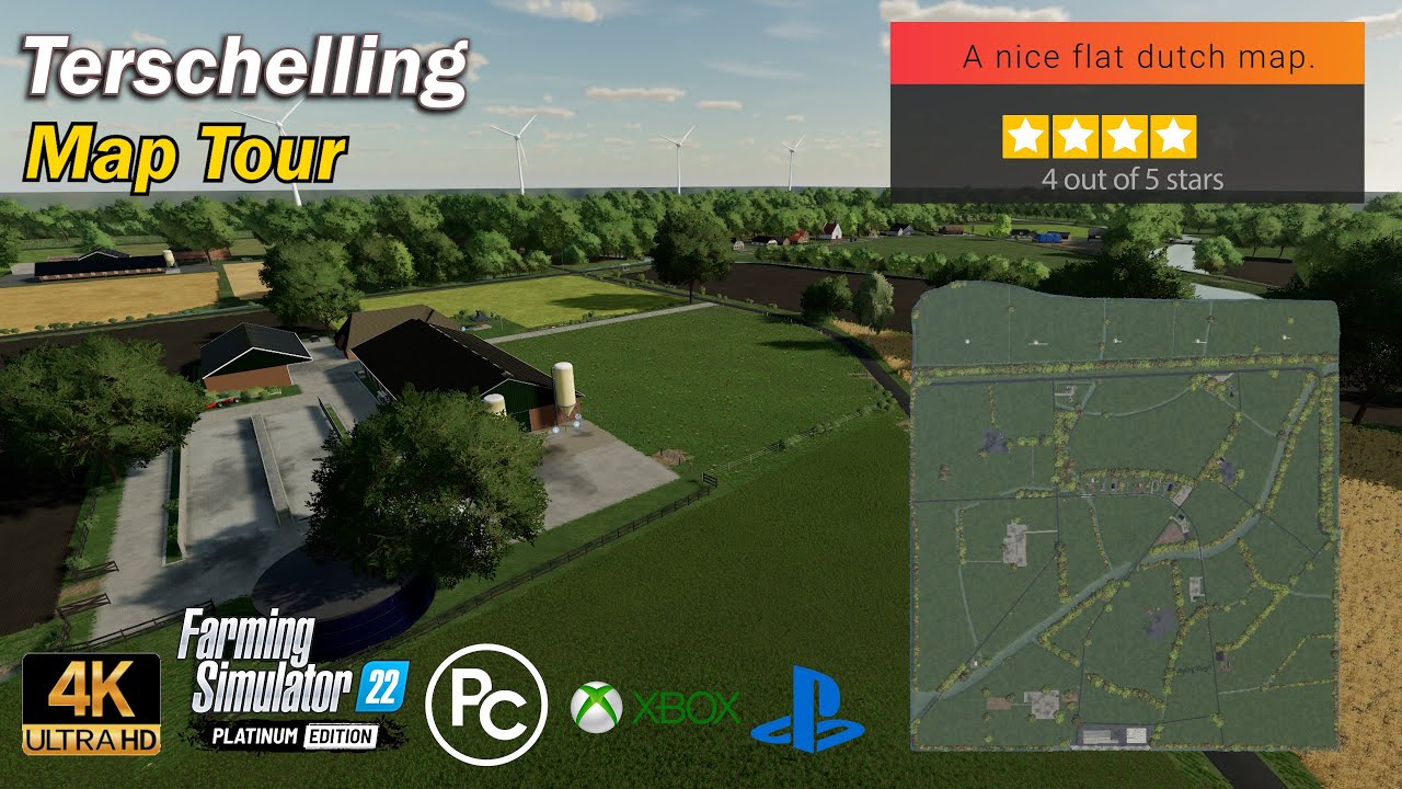 Terschelling | Map Review | Farming Simulator 22 - YouTube