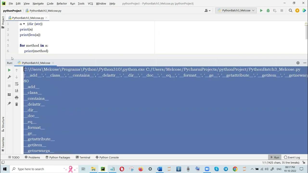 Day 19- Batch 3 - String, Str, str - ALL methods - Part 1 - YouTube