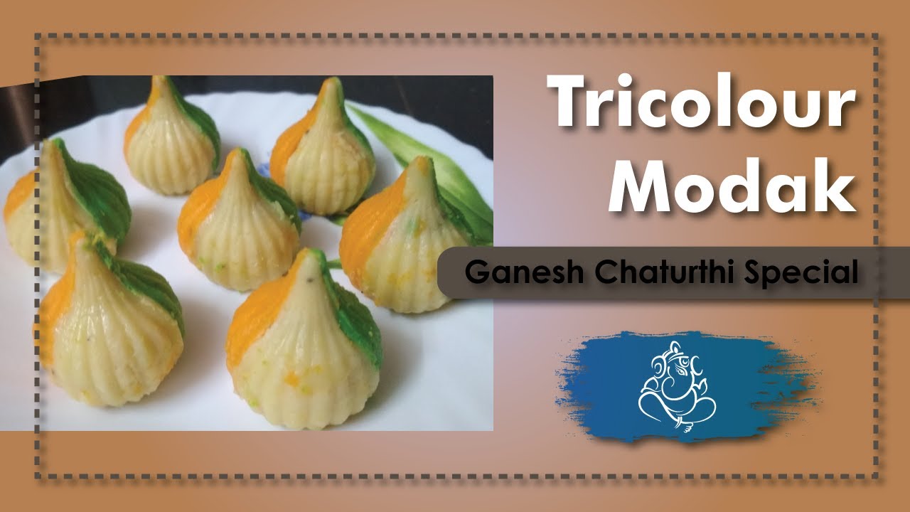 Mawa Tri Colour Modak Recipe| तिरंगी मावा मोदक| Modak Recipe| Ganesh ...