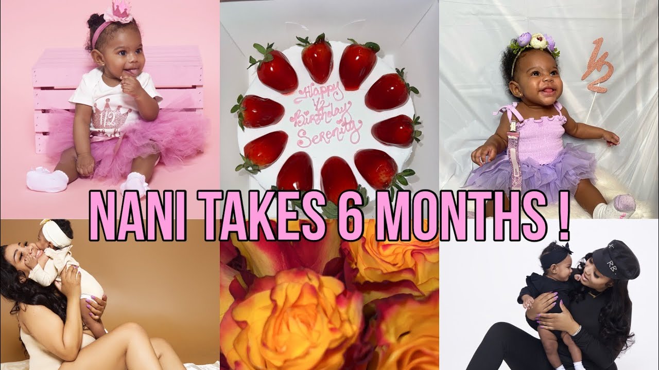 Baby Nani’s Half Birthday Celebration 🎉 (GRWM, 6 month photoshoot, half ...