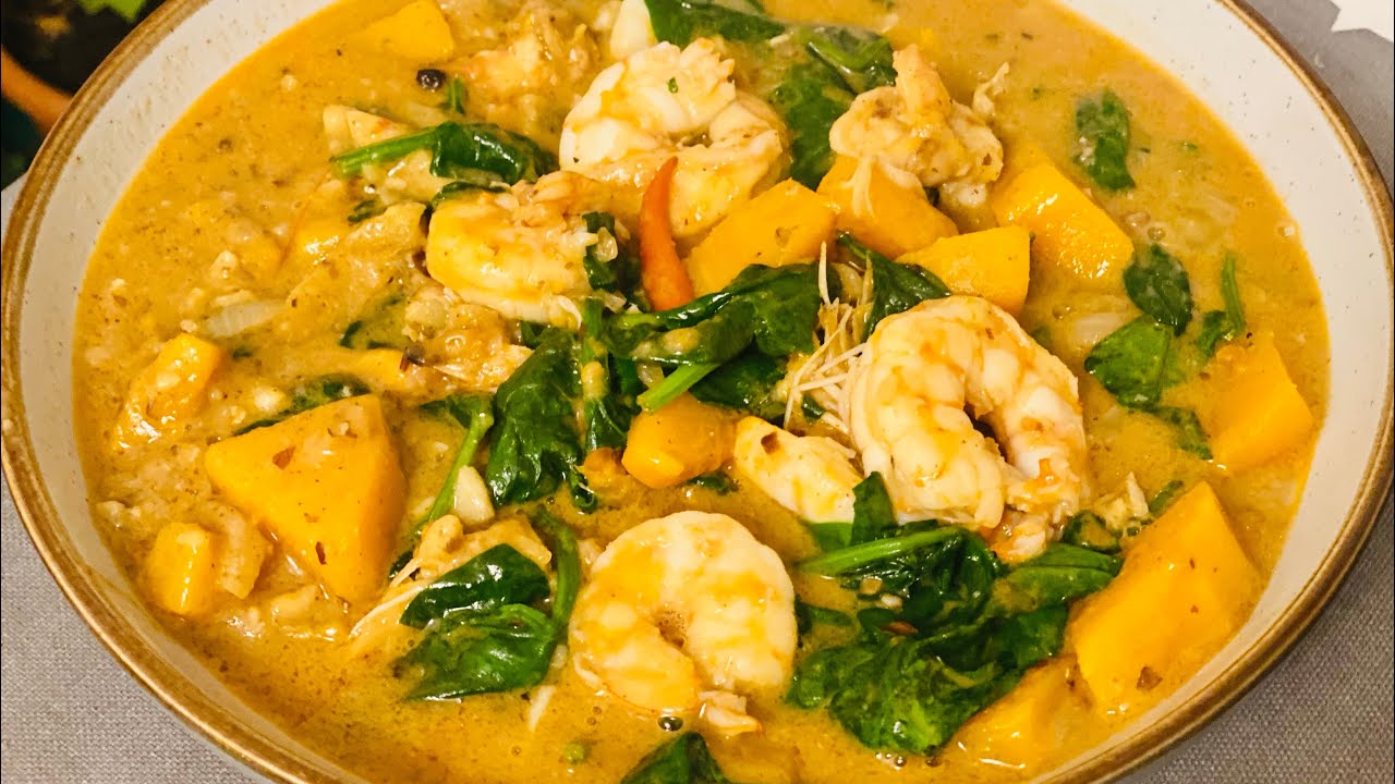 Peanut butter squash with Prawns | peanut butter curry with prawns must ...