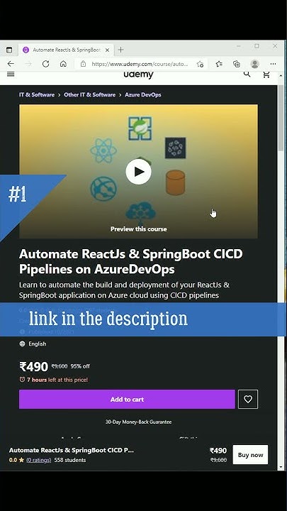 Automate ReactJs & SpringBoot CICD Pipelines on AzureDevOps - YouTube