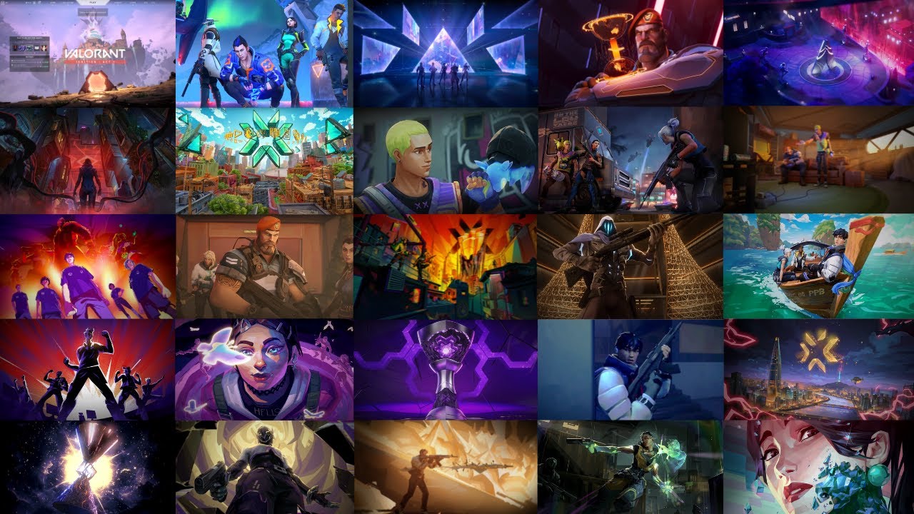 Evolution of Valorant Menu Screen and Theme (2020-2025) - YouTube