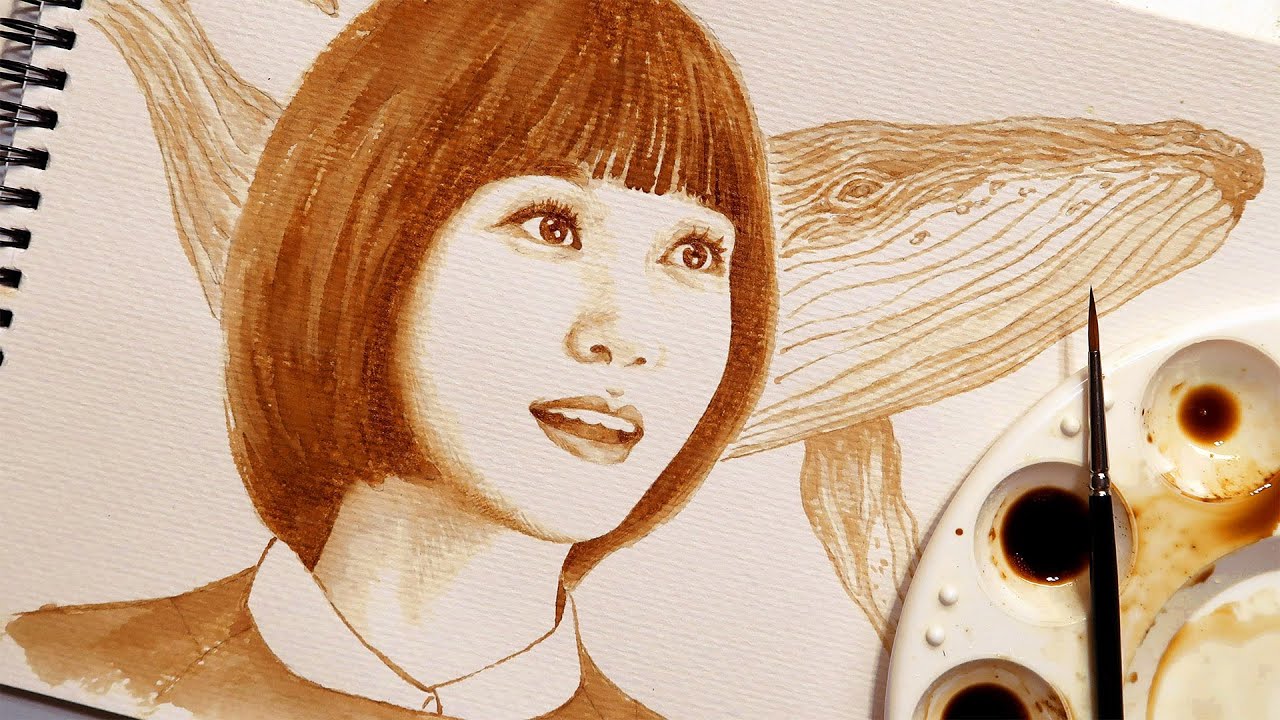 How to Draw Woo Young-woo with Coffee | Extraordinary Attorney Woo ...