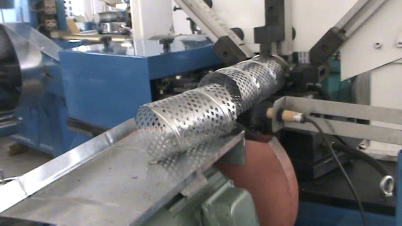 duct forming machine - YouTube