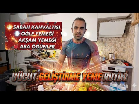 Vücut Geliştirme Günlük Beslenme Rutinim | Kaç Kalori Alıyorum? Kas Yapmak İçin Günlük Ne Yiyorum?