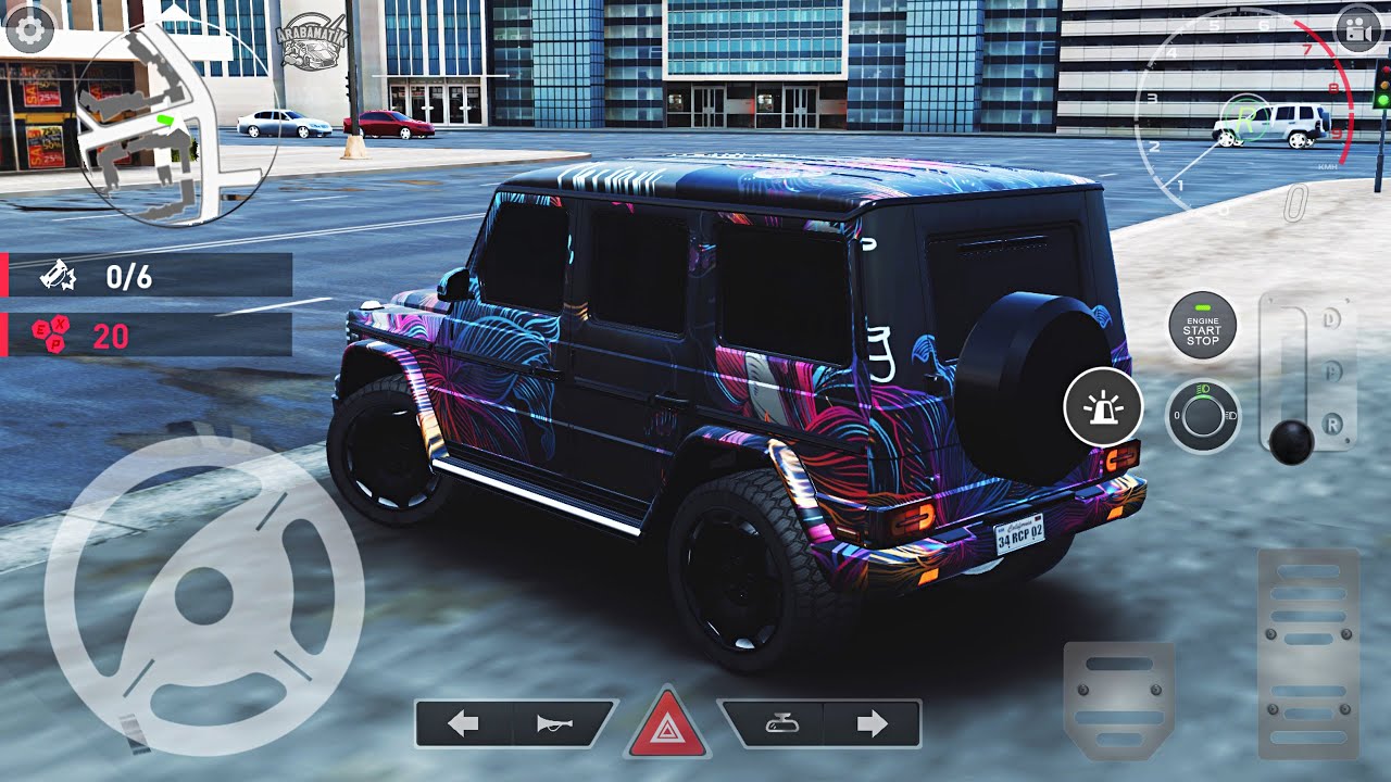 Mercedes-Benz G65 Polis Arabası Oyunu || Real Car Parking 2 : Driving ...