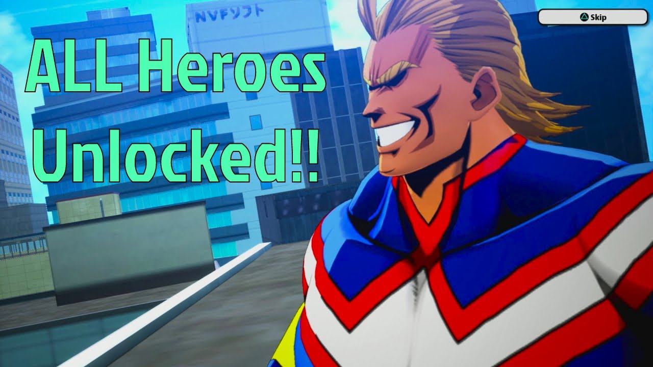 Playing The My Hero Battle Royale With EVERY CHARACTER!! - YouTube