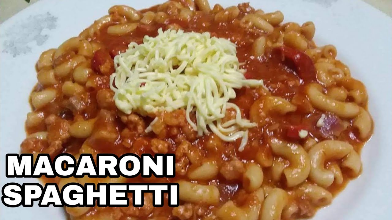 MACARONI SPAGHETTI|PINOY MACARONI SPAGHETTI[karaniwang meryenda at ...